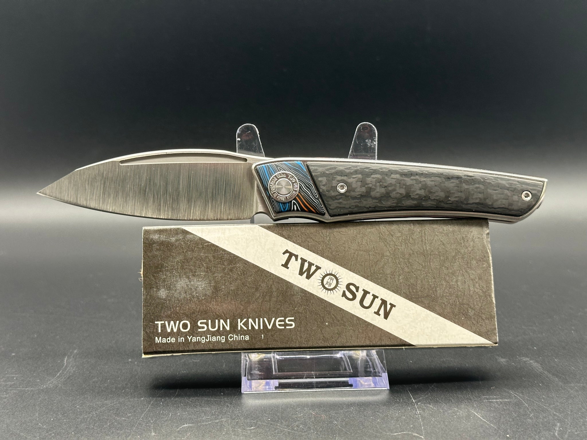 Twosun TS344 Mazwan Mokhtar D2 polished frame and lightening ano clip