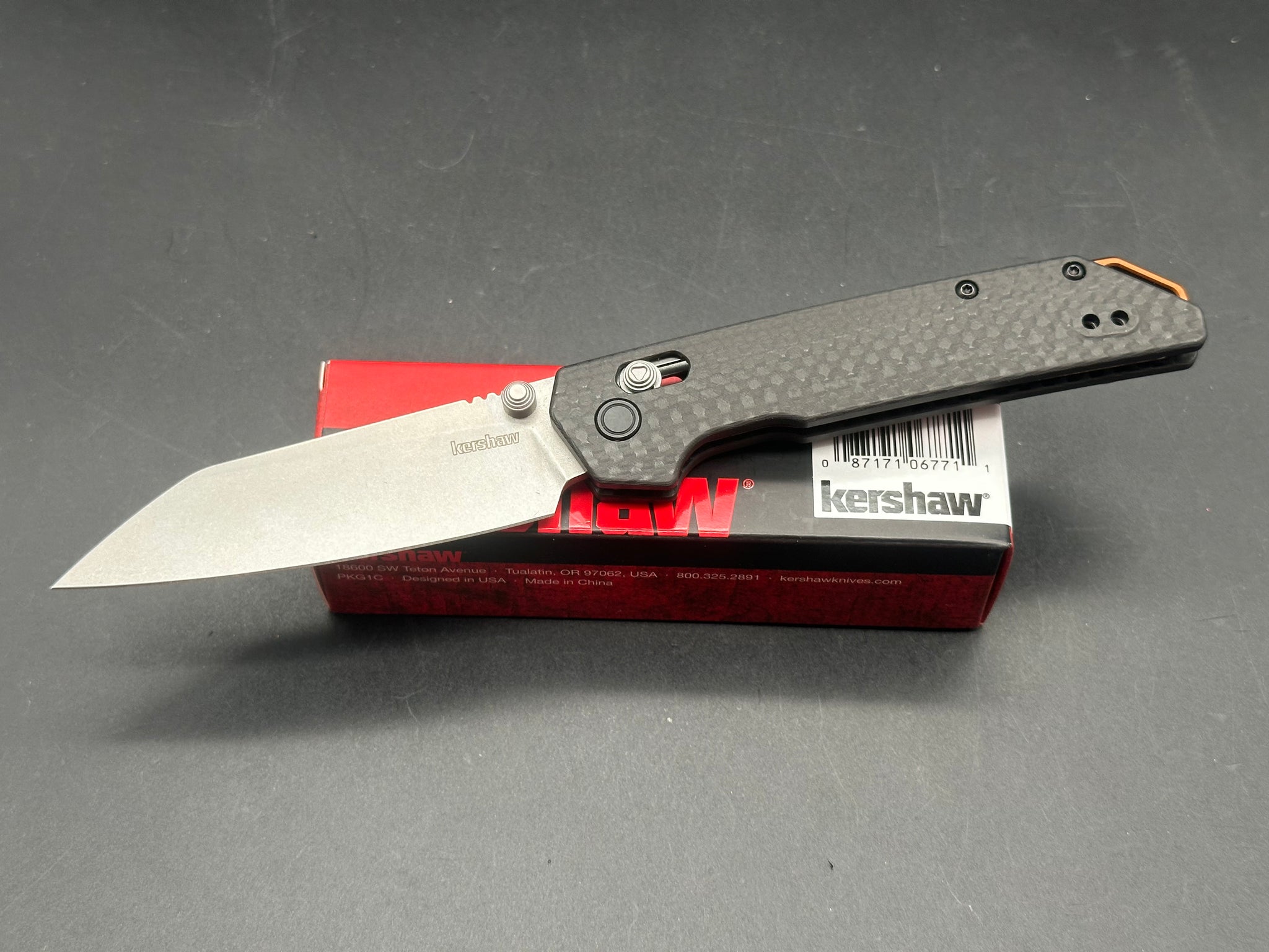Kershaw IRIDIUM - REVERSE TANTO, CARBON FIBER, M390