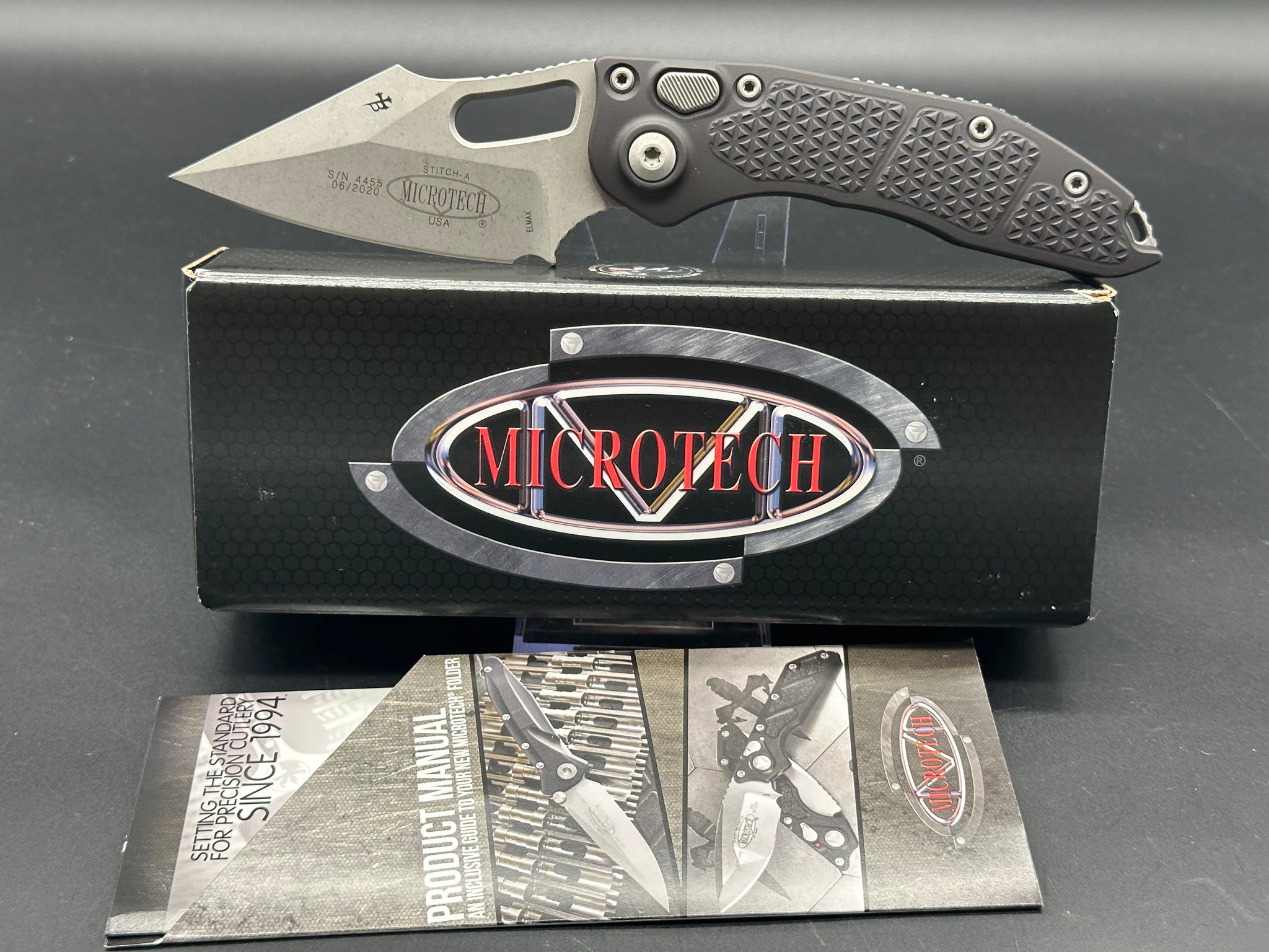 Microtech Stitch Auto Apocalyptic Standard (169-10 AP) – Elmax Blade S