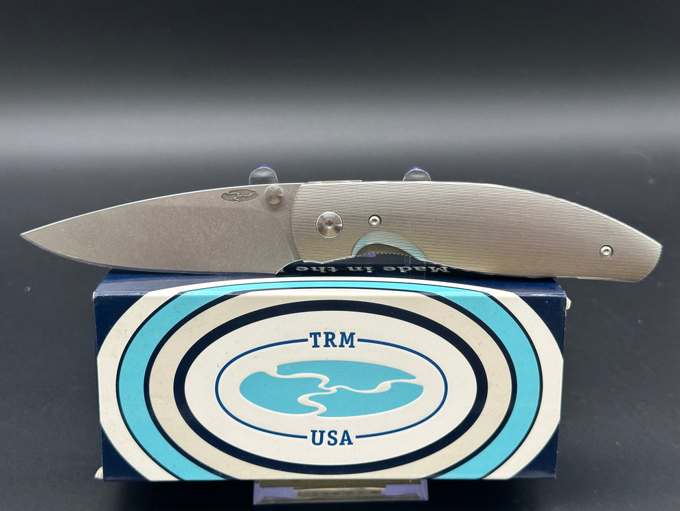 TRM Atom titanium handles w/20CV blade – LuvThemKnives