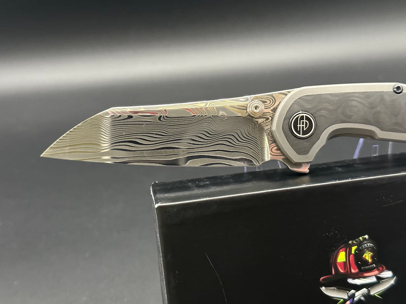 Adam Purvis Progeny V3 Thor Damasteel – LuvThemKnives