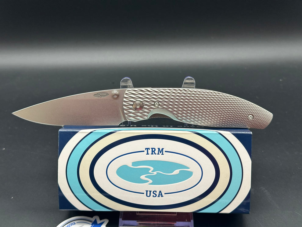 TRM ATOM textured titanium – LuvThemKnives