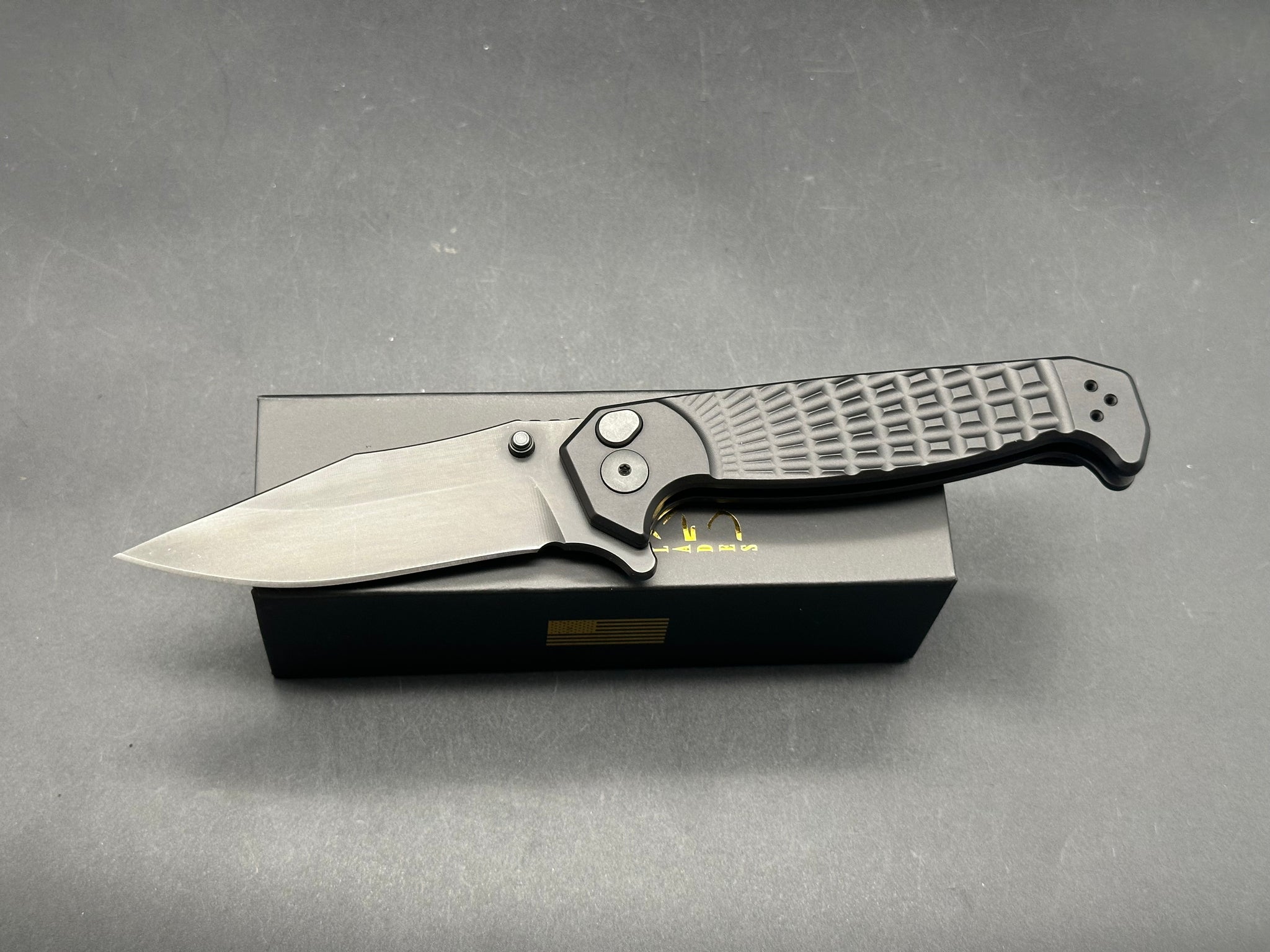 Half Face Blades Crow Folder S45VN blade
