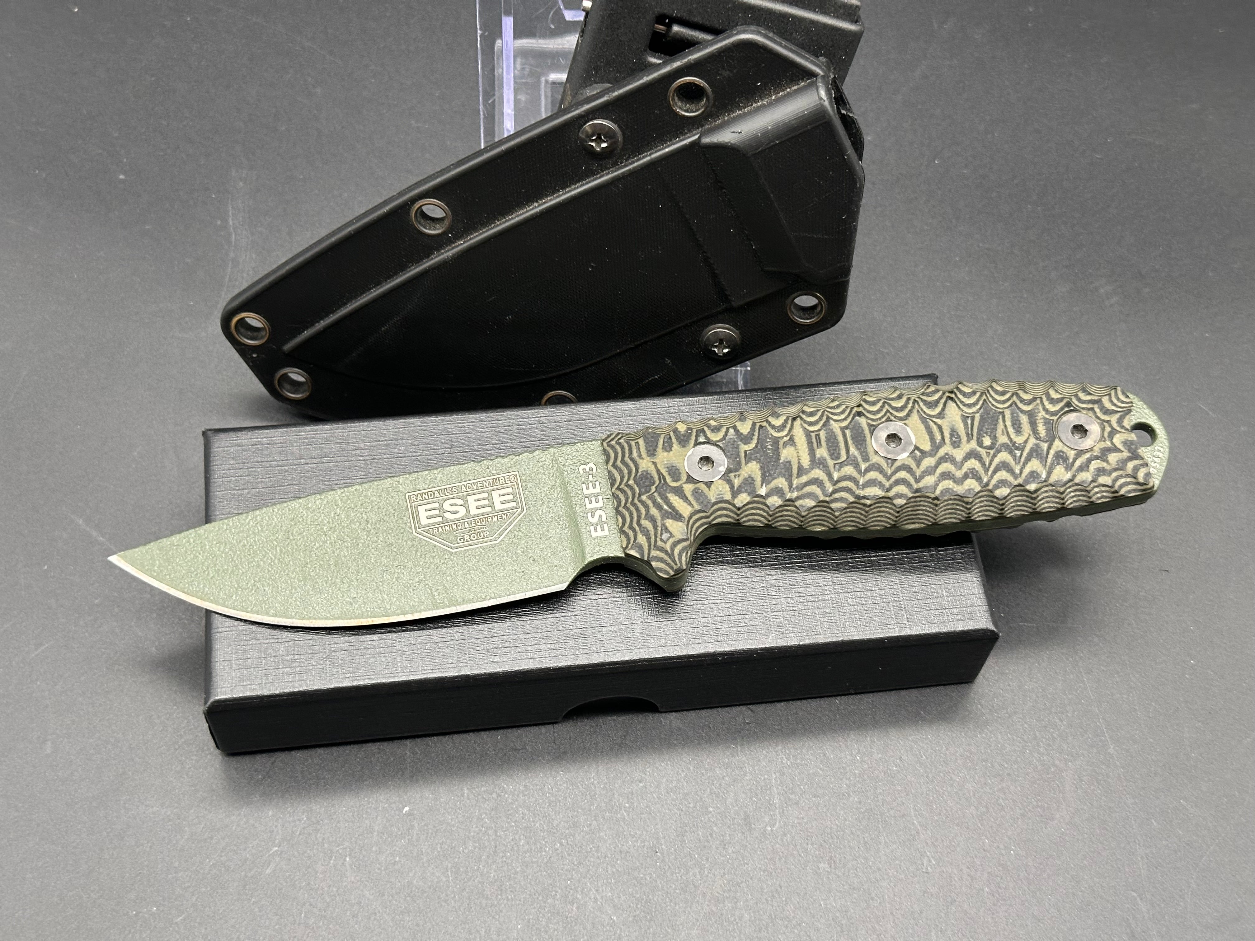 ESEE-3 with Modded scales – LuvThemKnives