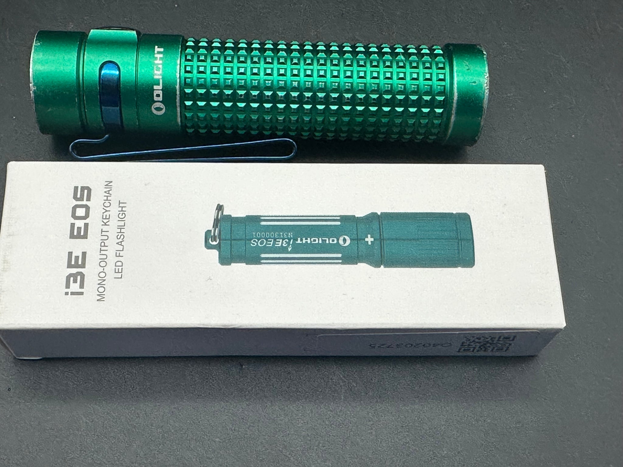 Olight Green S2R Baton II No box. W/Teal I3E