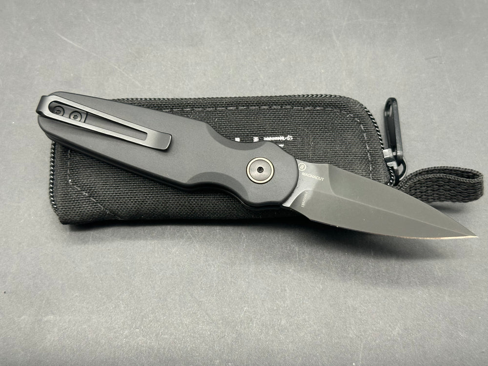 Hogue Ballista II Automatic Knife Black Aluminum + Ultem (2.6" Black M