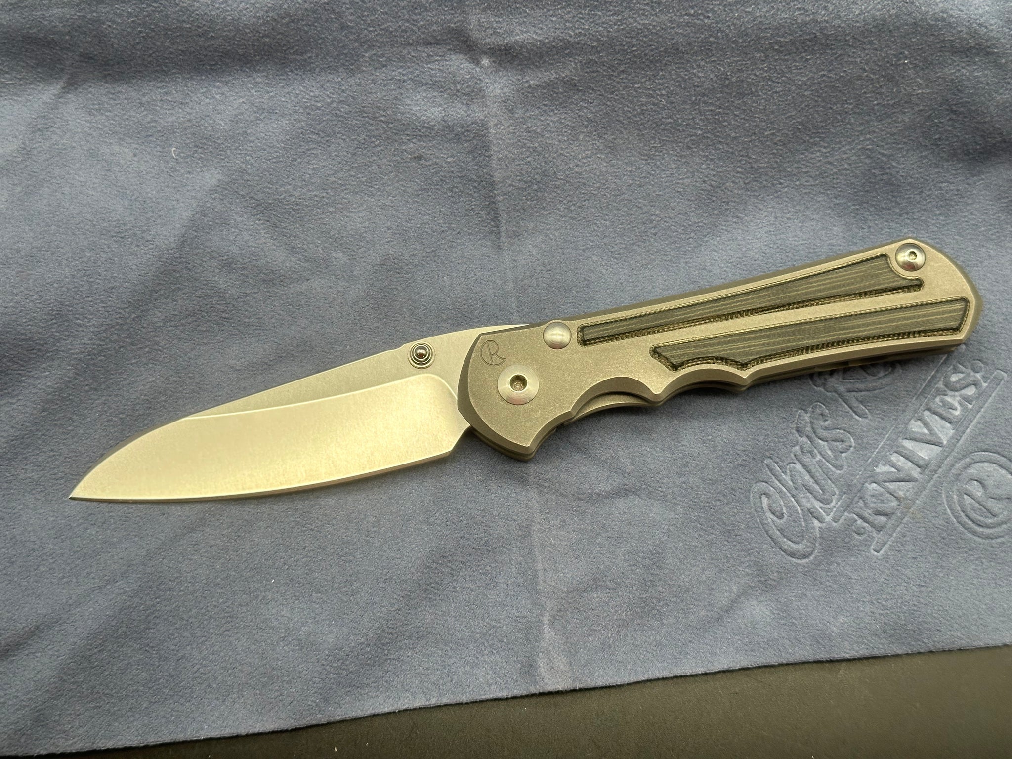 CRK large Inkosi Insingo blade Micarta inlay