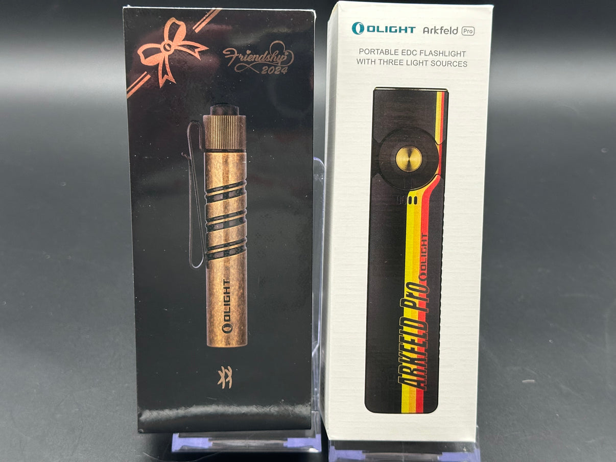 Olight Arkfeld Pro & i3T Friendship 2024 flashlight bundle – LuvThemKnives