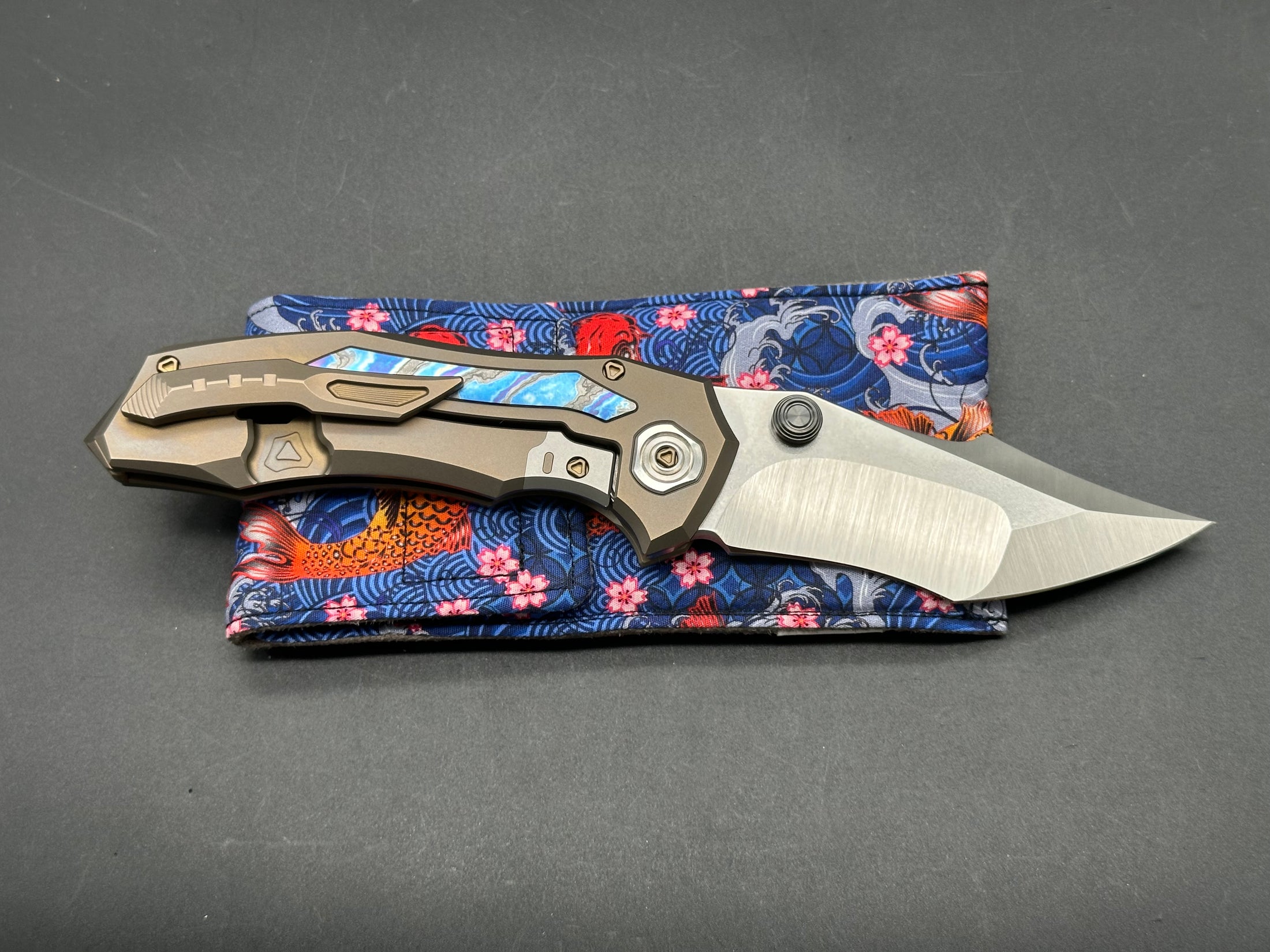 Genex Blade Primarch #6/Bronze Milled TI Frame + Zircoti Inlays, Pivot